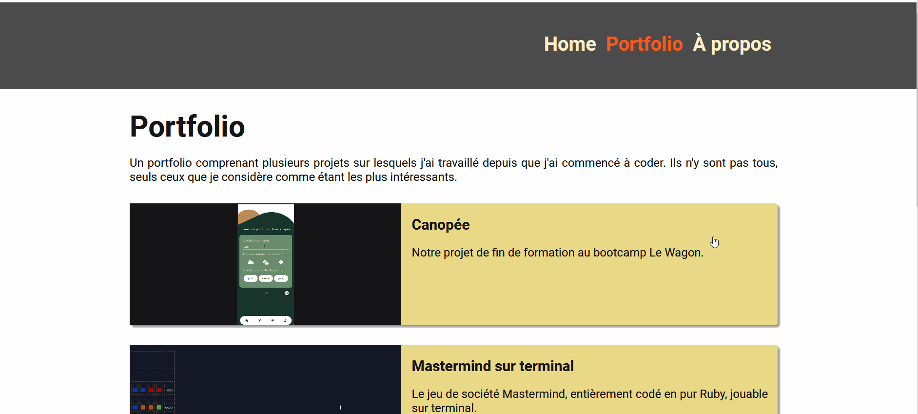 Portfolio de Julien Pons - Portfolio